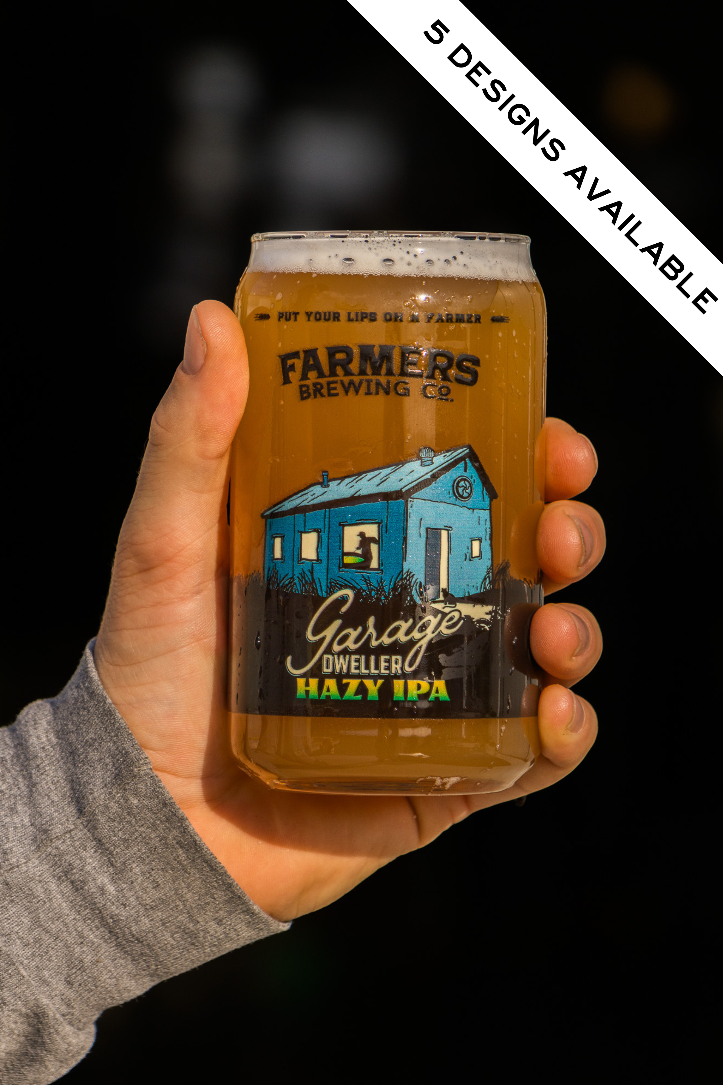 Beer Branded Can Glass | Shop | Farmers Brewing Co.