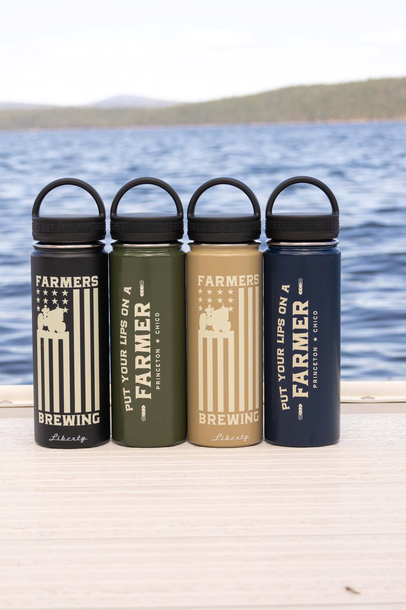 Insulated Flag Bottle - 20oz. | Shop | Farmers Brewing Co.