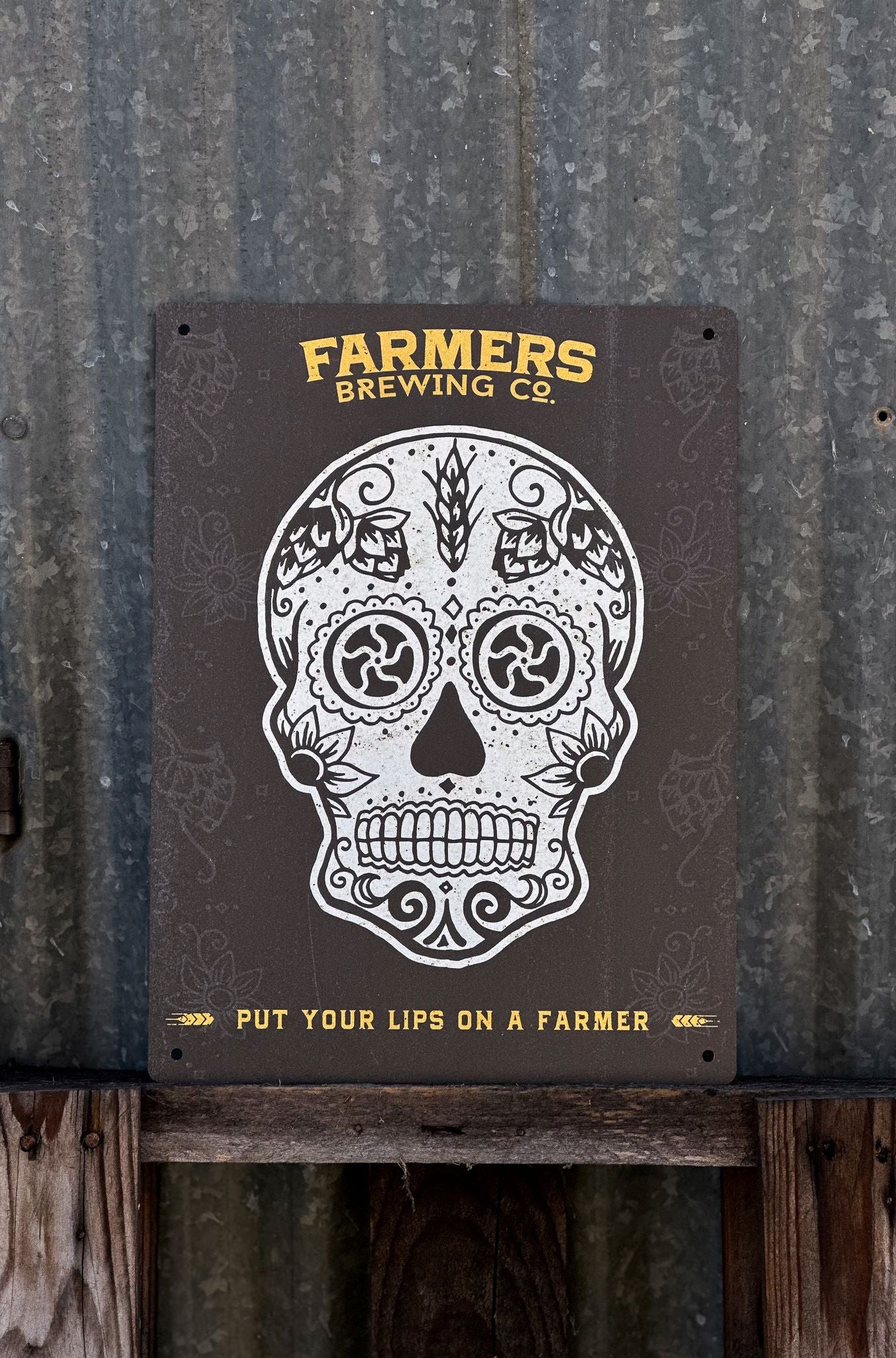 Sugar Skull Tin Tacker | Shop | Farmers Brewing Co.